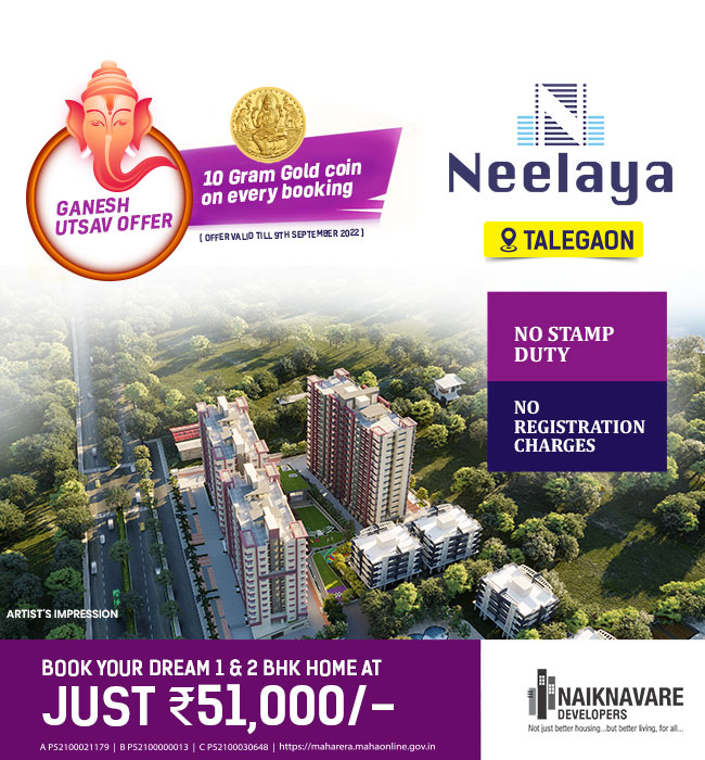 1 & 2 BHK Flats/Apartments For Sale in Talegaon Dabhade, Pune - Neelaya