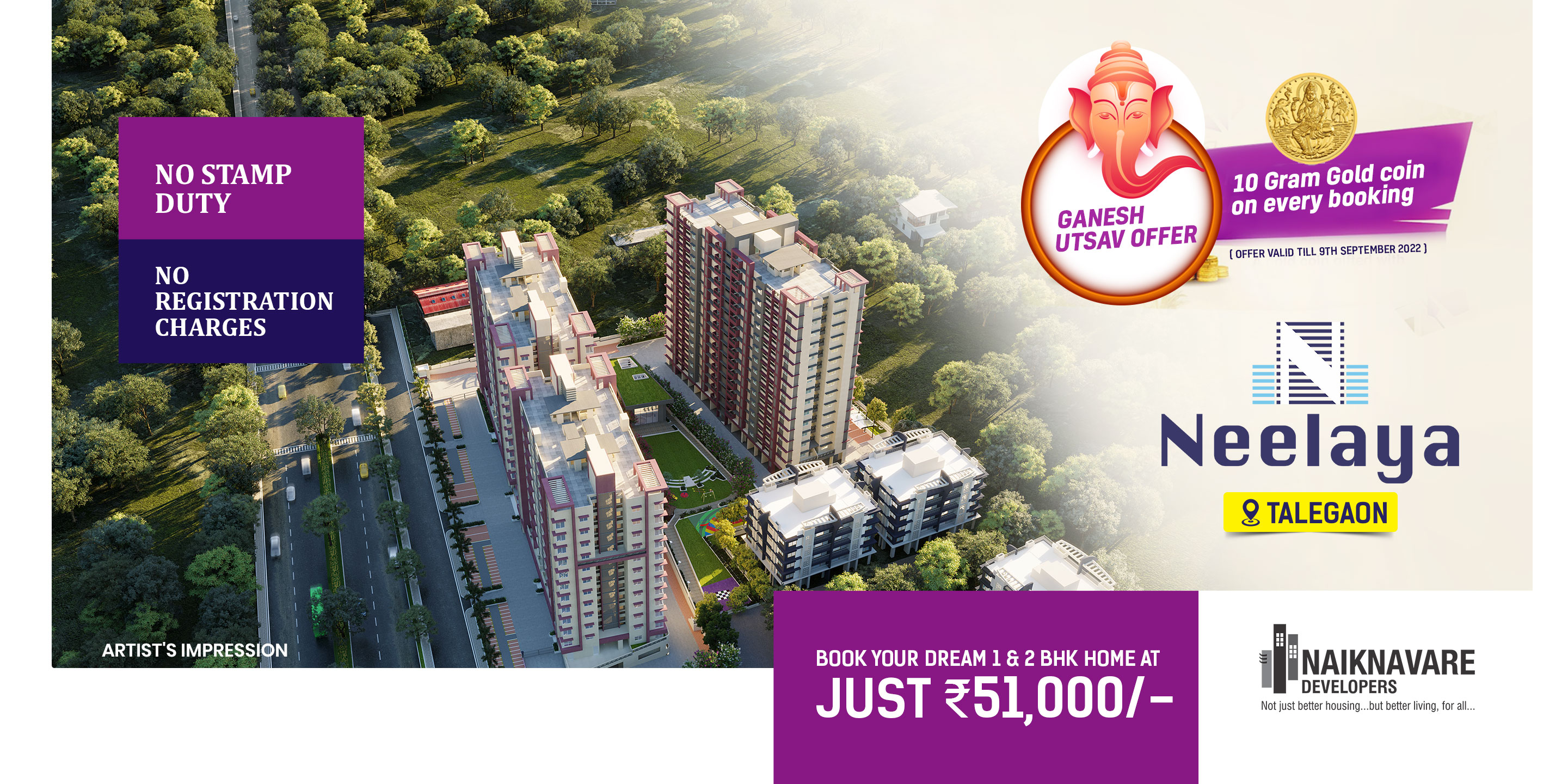 1 & 2 BHK Flats/Apartments For Sale in Talegaon Dabhade, Pune - Neelaya